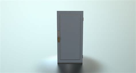 3d door unity unreal model turbosquid 1165696