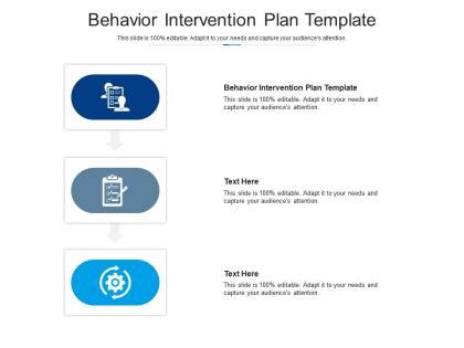 Behavior Intervention Plan Template PowerPoint Presentation And Slides PPT PowerPoint SlideTeam