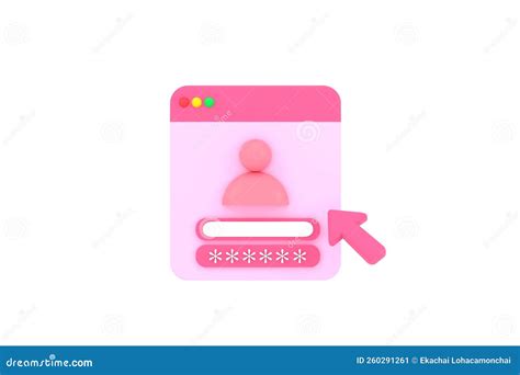 login screen of the operating system user stock illustration