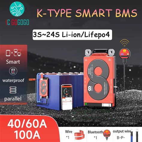 Daly Smart Bms Parallel Connection 4s 8s 13s 16s 12v 24v 36v 48v 72v Li