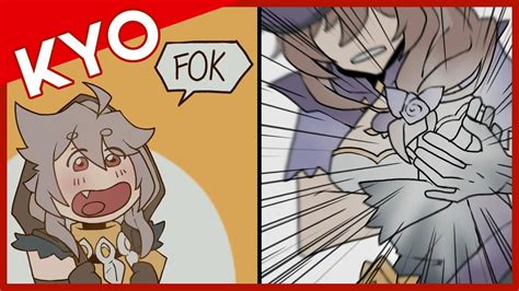 Razor Breaks Lisa S Heart Genshin Impact Comic Dub Youtube