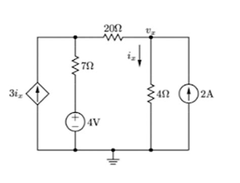 use superposition to find the value of ix