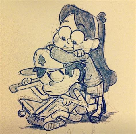 Dipper And Mabel Drawing Gravity Falls In 2024 Dipper And Mabel