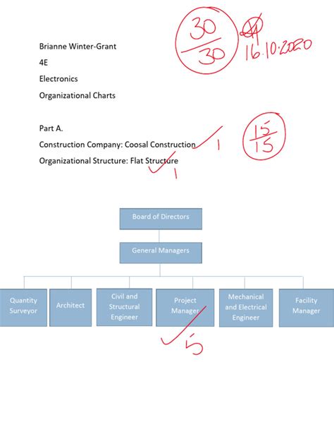 Organizational Chart Assignment Edited Pdf Board Of Directors Business Economics