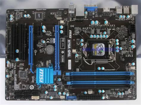 Msi Ms 7758 B75a G41 Socket 1155 H2 Motherboard Intel B75 Ddr3 Atx Usb 3 0 Vga £115 64 Picclick Uk