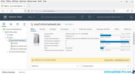 Create And Manage Alarms In The Vsphere Client On Vmware Vsphere 6 7 Vmware Tutorials