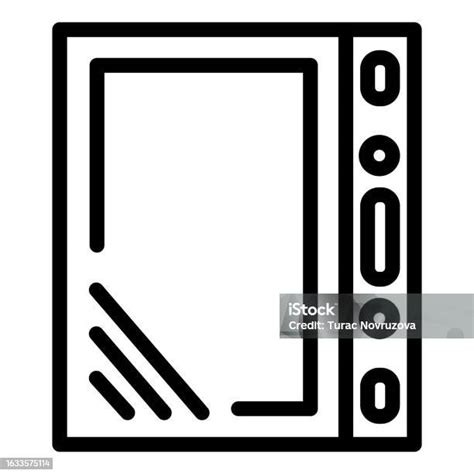 셀로판 파일 라인 아이콘입니다 문서 플라스틱 투명 가방 기호 흰색 배경에 윤곽선 스타일 픽토그램 사무실 또는 문구 기호 모바일 개념 웹 디자인 벡터 그래픽 0명에 대한 스톡