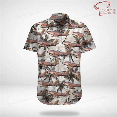 Rcaf Canadair Cl 13b Sabre 6 Vintage Button Up Hawaiian Shirt T Shirts Low Price