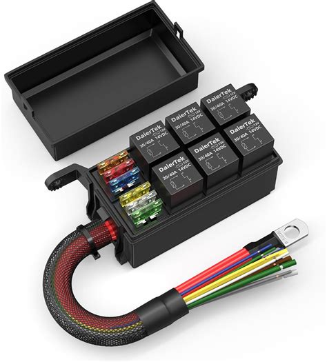 daiertek 12v relay box 6 way relay fuse box 12 awg india ubuy