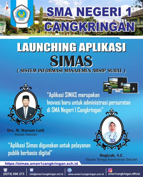 Launching Aplikasi “simas” Pelayanan Publik Berbasis Digital Di Sma