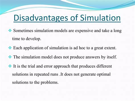 Simulation And Modelling Pptx