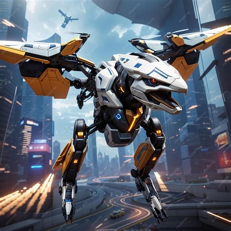 Premium Ai Image The Futuristic Elite Fighter Jet Drones In A Soaring Metropolis Agile