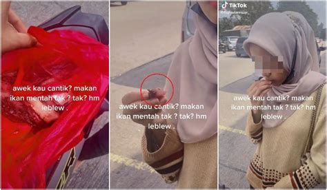 Video Gadis Selamba Makan Isi Ikan Mentah Buat Ramai Netizen Risau TRP