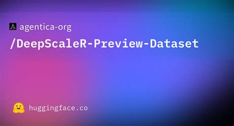 Agentica Org Deepscaler Preview Dataset · Datasets At Hugging Face