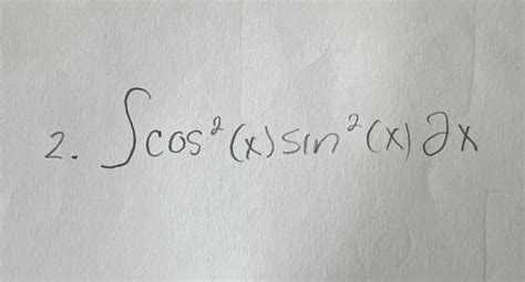 Solved Solve The Integral