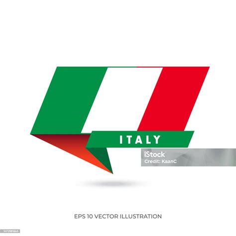 이탈리아 국기 배너 모양 플래그 벡터 스톡 일러스트 레이 션 국가 지리적 지역에 대한 스톡 벡터 아트 및 기타 이미지 국가 지리적 지역 국기 기 Istock
