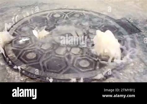 Manhole Sewer Overflow Stock Videos And Footage Hd And 4k Video Clips
