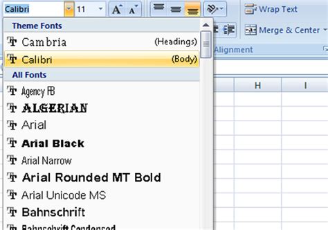 Microsoft Excel Change The Font Style And Size For A Worksheet