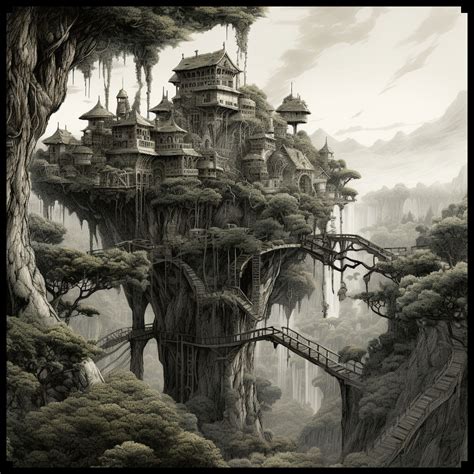 Treehouse Cities Cartography Assets And Fantasy Map Symbols