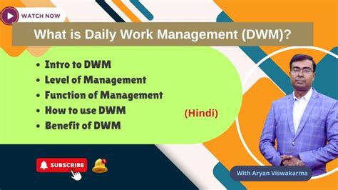 Aryan Viswakarma On Linkedin Daily Work Management Dwm Role Of Management Improve Your…