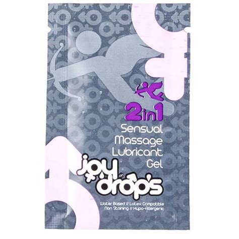 Купить Пробник Масажне масло 2 in 1 Sensual Massage Lubricant Gel, 5ml ...