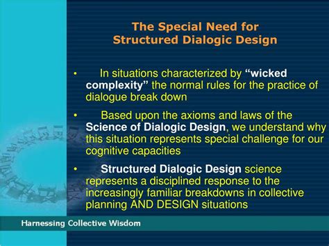 Ppt Structured Dialogic Design A Process Science For Social System Design Powerpoint Ppt Structured Dialogic Design A Process Science For Social System Design Powerpoint
