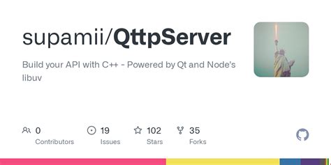 GitHub Supamii QttpServer Build Your API With C Powered By Qt And Node S Libuv