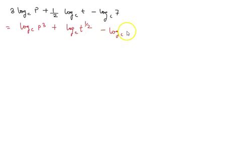 solved express as an equivalent expression that is a single logarithm