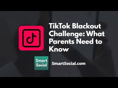 TikTok Blackout Challenge (What Parents Need to Know) - YouTube