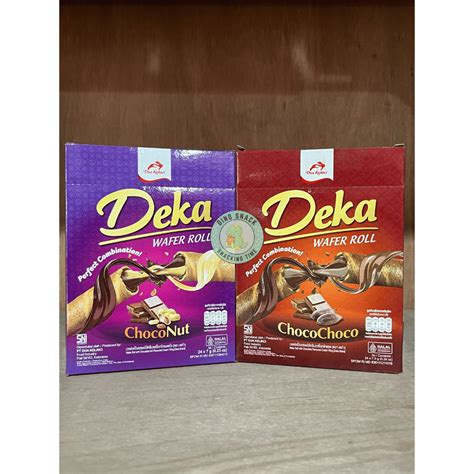 Jual Deka Wafer Roll Choco Choconut Isi 24 Pcs Shopee Indonesia