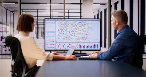 Data Analyst Using Data Analytics KPI Stock Photo Image Of Predict