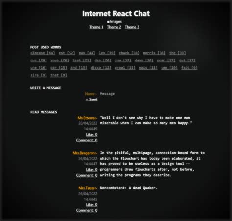 GitHub Axel Cefim Internet React Chat A Twitter Inspired React Application