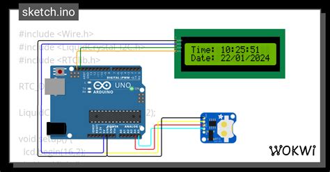 Digital Watch Wokwi Esp32 Stm32 Arduino Simulator