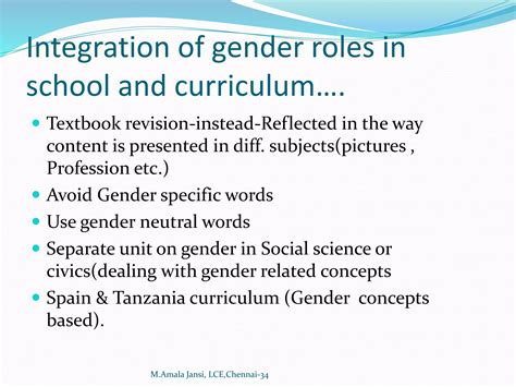 GENDER AND Babe CURRICULUM Unit 3 Notes Pptx