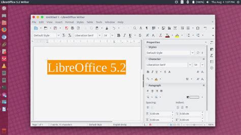 LibreOffice 5 2 1 Released Update To Latest Version Of LibreOffice For Ubuntu