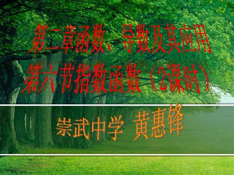 第二章函数、导数及其应用第六节指数函数word文档在线阅读与下载无忧文档