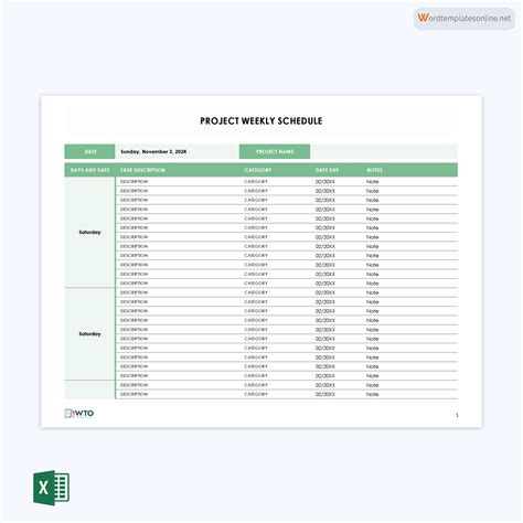 Free Project Schedule Templates For Excel Free Project Schedule Templates For Excel