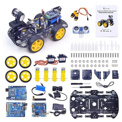 wifi smart robot car kit with uno r3 line tracking and obstacle