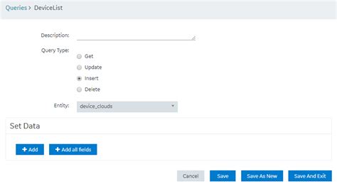 Create Insert Query Operations Hub 2022 Documentation Ge Digital