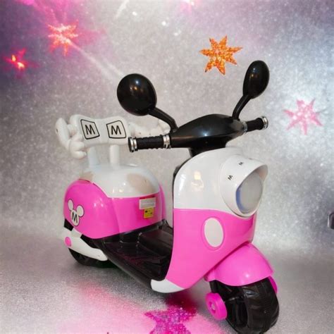 Jual Harga Spesial Mainan Motor Aki Micky Mouse Minnie Moues Musik Lampu Karakter Shopee