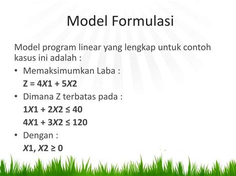 Ppt Manajemen Sains Formulasi Model Powerpoint Presentation Free Download Id 3875329