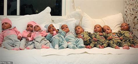 World Record Nonuplets Celebrate Their First Birth Nonuplets First