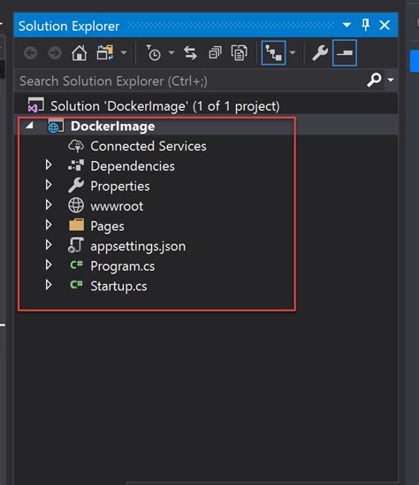 Build Docker Image Of NET Core Application Using Visual Studio