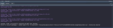 Permission Denied When Installing A Package General Posit Community