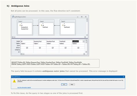 Solved Ambigous Outer Join In Query Access World Forums