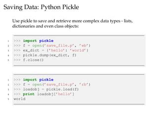 Python File Operations Data Parsing PPT