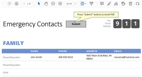Submitting PDF Forms Via Email