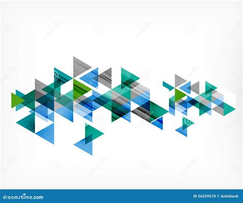 Triangle Pattern Composition Abstract Background Stock Vector Illustration Of Abstract