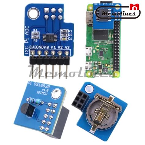 ds3231 rtc ads1115 adc i2c iic ds18b20 temperature sensor module