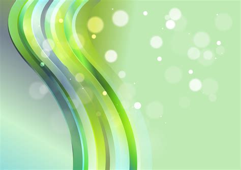 Light Green Creative Wave Presentation Background Template